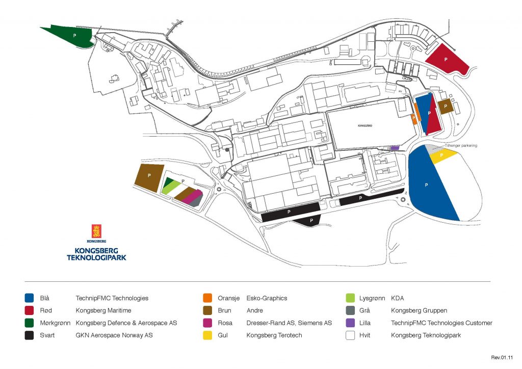 Driftsmeldinger fra Kongsberg Teknologipark